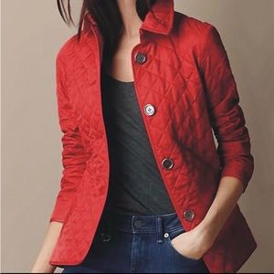 Burberry | Jackets & Coats | Burberry Frankby Quilted Jacket Red | Poshmark